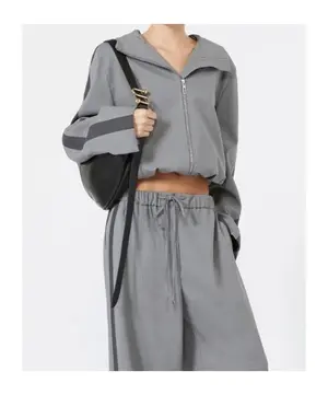 Sportmax Spxlepre Zipped Hooded Jacket