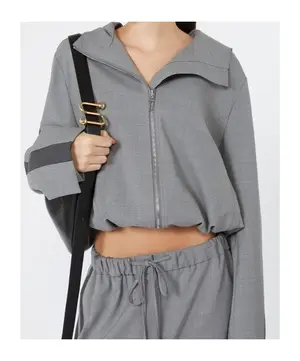 Sportmax Spxlepre Zipped Hooded Jacket