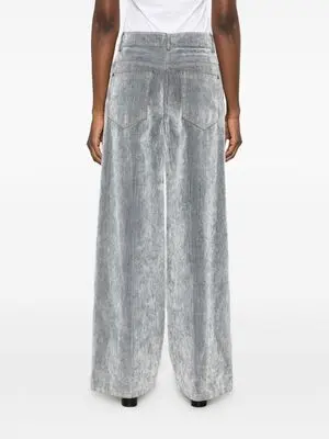 FORTE_FORTE Velvet-finish Trousers