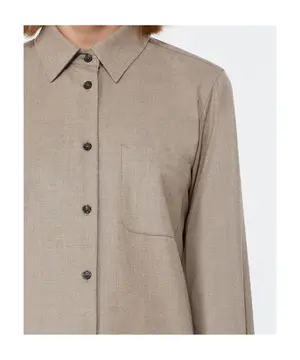 Max Mara Long-sleeved Button-up Shirt