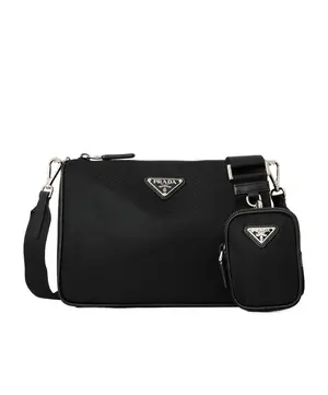 Prada Logo Shoulder Bag