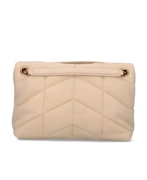 Saint Laurent Quilted Small Satchel