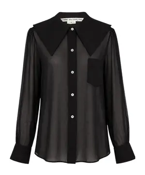 Comme Des Garcons Sheer Blouses