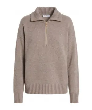 Max Mara Half-zipped Long-sleeved Jumper - No