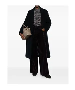FORTE_FORTE Ruffled-trim Tartan-print Shirt - Multi-color