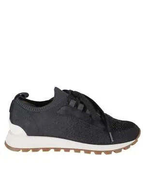 Brunello Cucinelli Sparkling-cotton Knit Sneakers