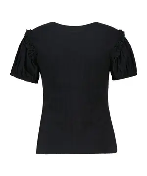 Simone Rocha Pointelle Puff Sleeve Cardigan