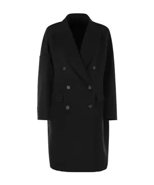 Brunello Cucinelli Monili Double-breasted Coat