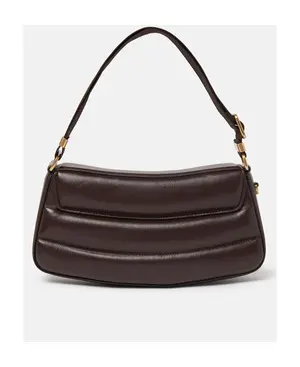 Stella McCartney S-wave Padded Shoulder Bag - Black