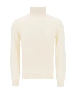 Brunello Cucinelli Long-sleeved Turtleneck Jumper - White