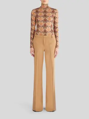 Etro Low-rise Flared Trousers