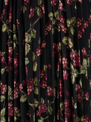 Etro Pleated Georgette Skirt
