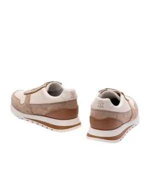 Brunello Cucinelli Panelled Lace-up Sneakers