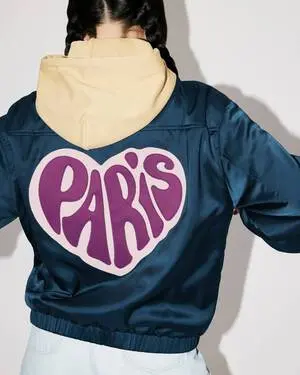 Kenzo Heart Patch Zip-up Jacket