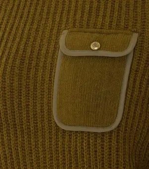 Pinko Chest Pocket Ribbed Sweater