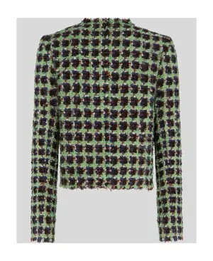 Etro Bouclé Jacket With Floral Buttons