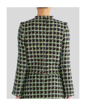 Etro Bouclé Jacket With Floral Buttons