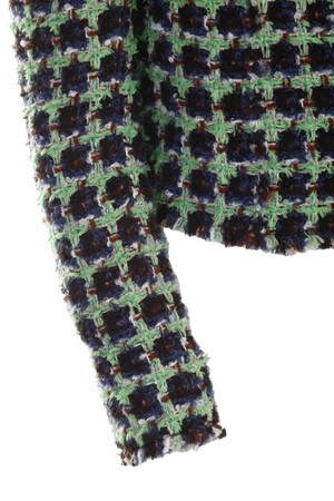 Etro Bouclé Jacket With Floral Buttons