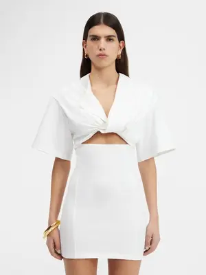 Jacquemus Bahia Cut-out Detail Mini Dress
