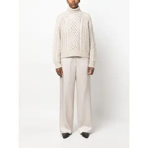 Brunello Cucinelli High-waisted Wide-leg Trousers