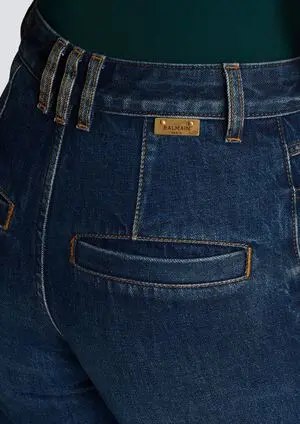 Balmain Belt-looped Flared Jeans