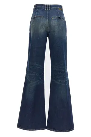 Balmain Belt-looped Flared Jeans