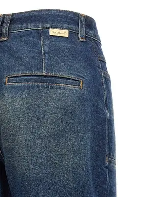 Balmain Belt-looped Flared Jeans
