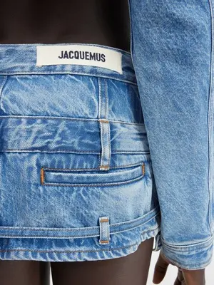 Jacquemus La Mini De Nîmes Criollo Miniskirt