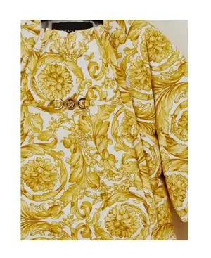 Versace Barocco-print Zip-up Snowsuit