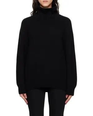 Khaite The Landen High Neck Knitted Jumper