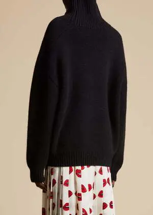 Khaite The Landen High Neck Knitted Jumper