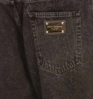 Dolce & Gabbana Ripped-detailing Knee-length Denim Shorts