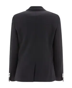 Balmain Double-breasted Flannel Blazer