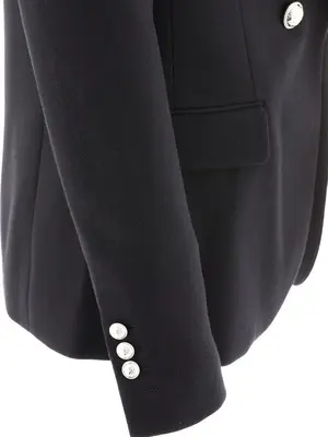 Balmain Double-breasted Flannel Blazer