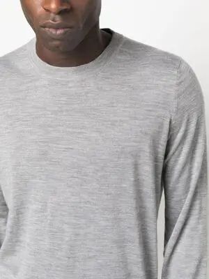 Brunello Cucinelli Crewneck Knitted Jumper - Gray
