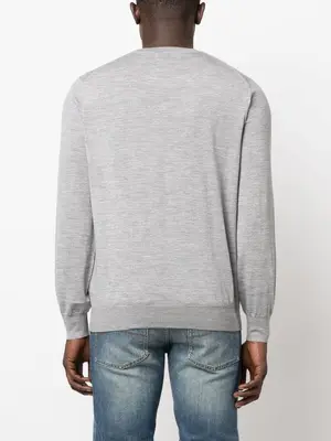 Brunello Cucinelli Crewneck Knitted Jumper - Gray