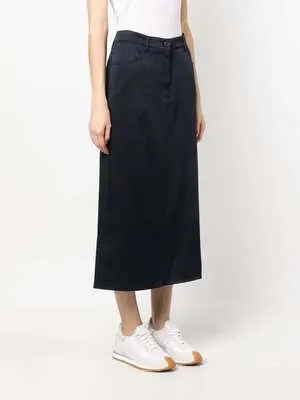 Brunello Cucinelli High-waisted Midi Skirt