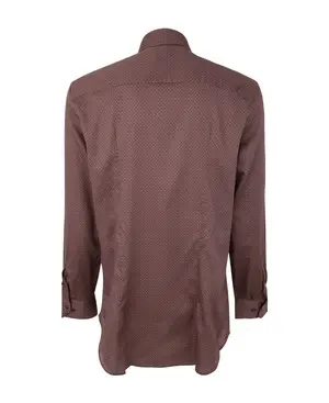 Etro Logo Embroidered Long Sleeved Shirt