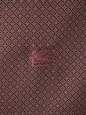 Etro Logo Embroidered Long Sleeved Shirt