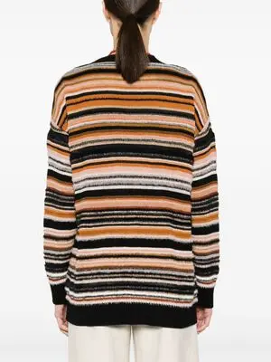 Missoni Striped Crochet-knit Cardigan