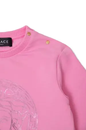 Versace Medusa Head Ruffle-trim Sweatshirt