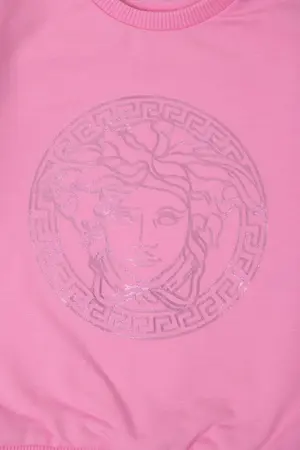 Versace Medusa Head Ruffle-trim Sweatshirt