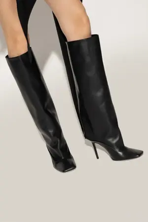 Attico Sienna Square-toe Slip-on Boots