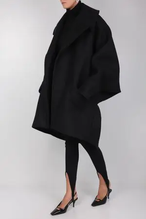 Saint Laurent Oversized Coat In Wool