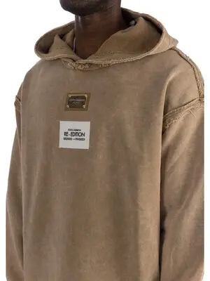 Dolce & Gabbana Dolce Gabbana Logo Plaque Hoodie