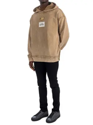 Dolce & Gabbana Dolce Gabbana Logo Plaque Hoodie