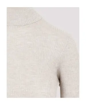 Brunello Cucinelli High-necked Long-sleeved Sweater