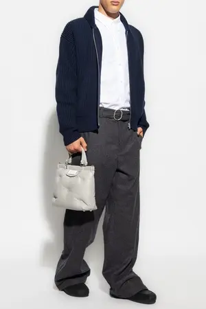 JIL SANDER Ribbed Zip-up Cardigan