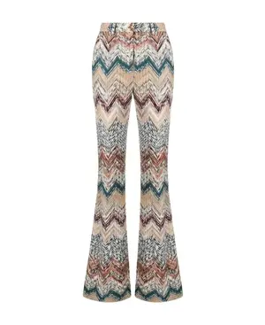 Missoni Zigzag Wide-leg Pants
