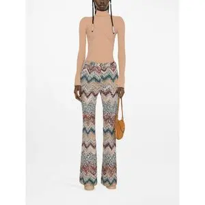 Missoni Zigzag Wide-leg Pants